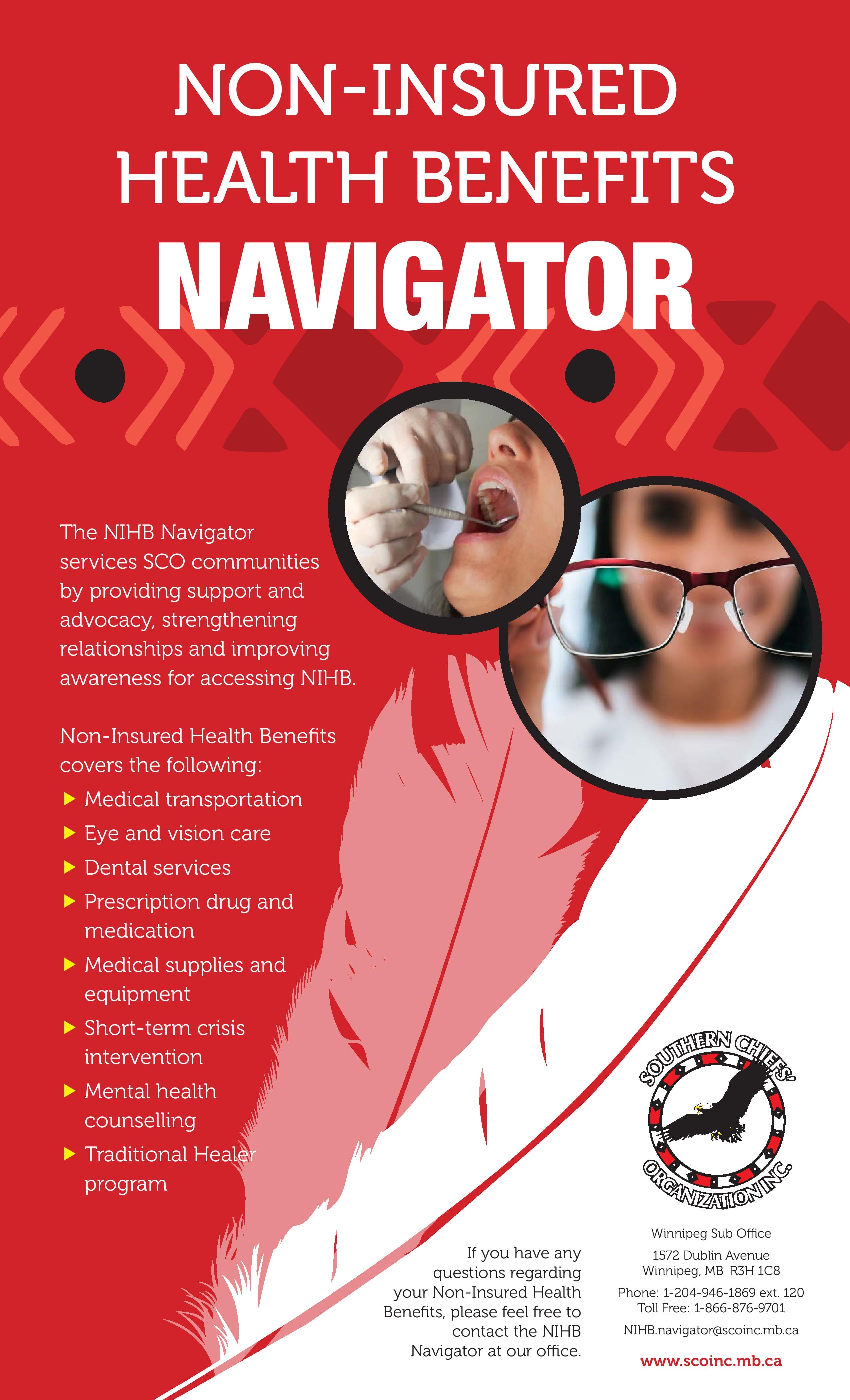 Non-Insured Health Benefits Navigator - Southern Chiefs' Organization Inc.