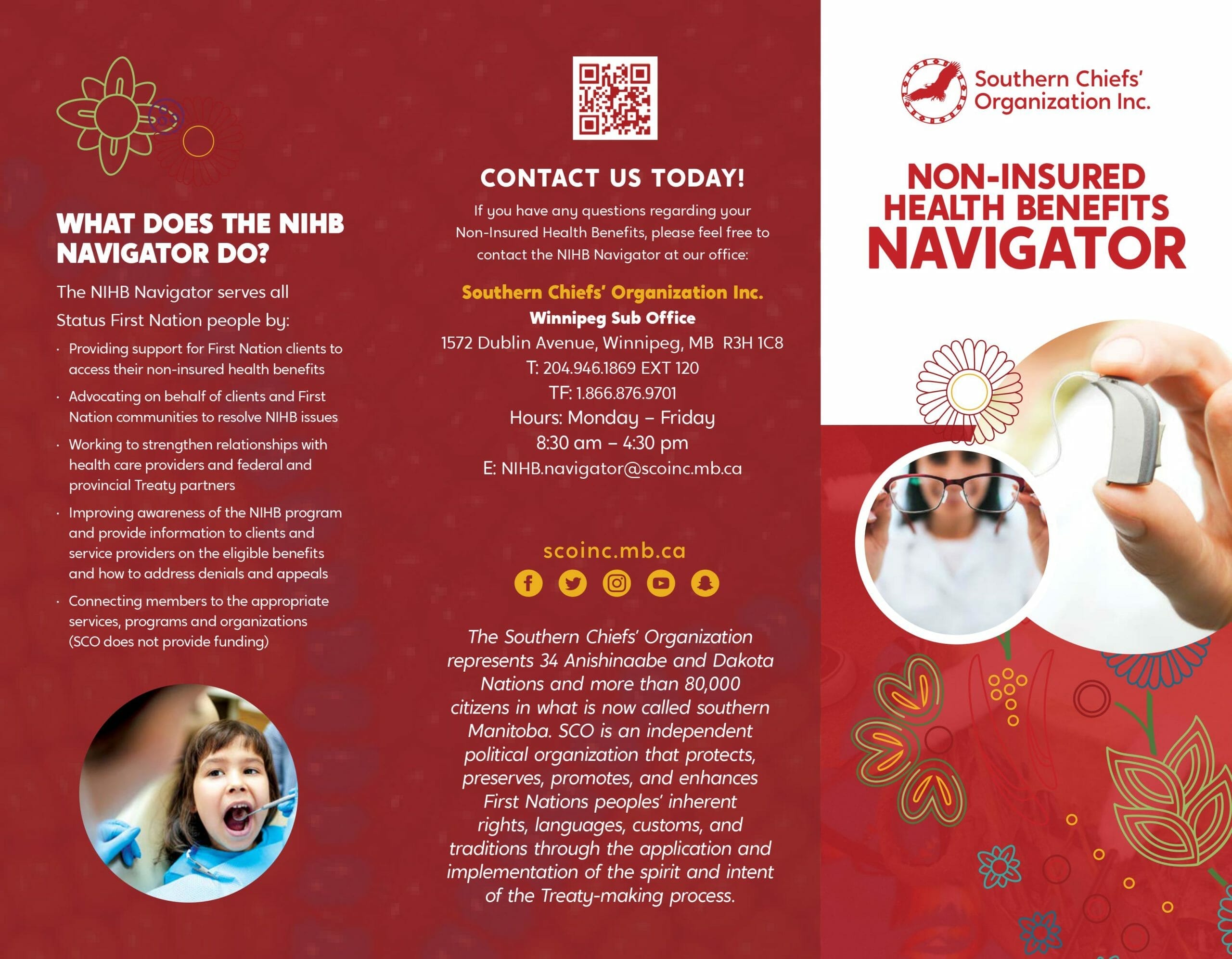 Non-Insured Health Benefits Navigator - Southern Chiefs' Organization Inc.