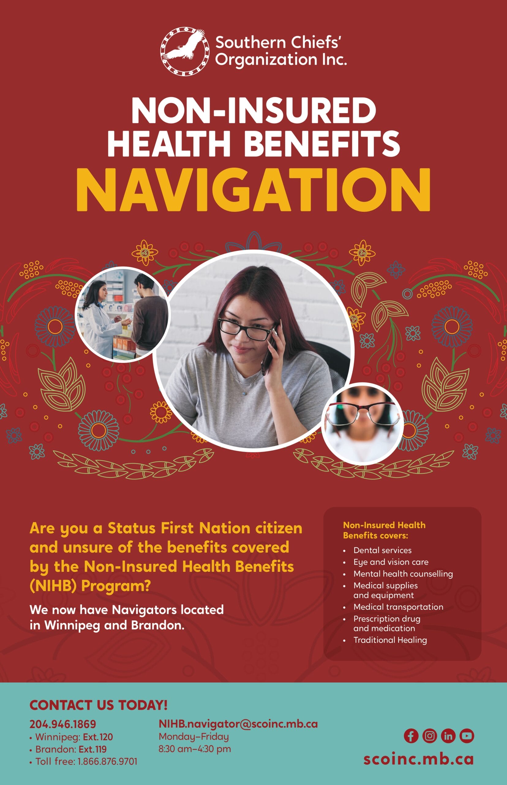 Non-Insured Health Benefits Navigator - Southern Chiefs' Organization Inc.